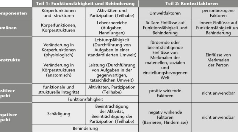 Einführung in die ICF – ICF in der Theorie - Verlag Orthopädie-Technik